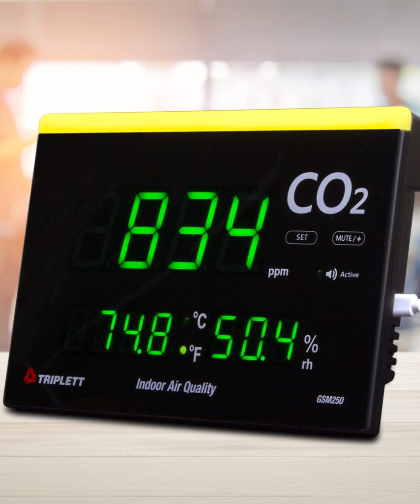 9″ IAQ Monitor with LED Alert – SMET