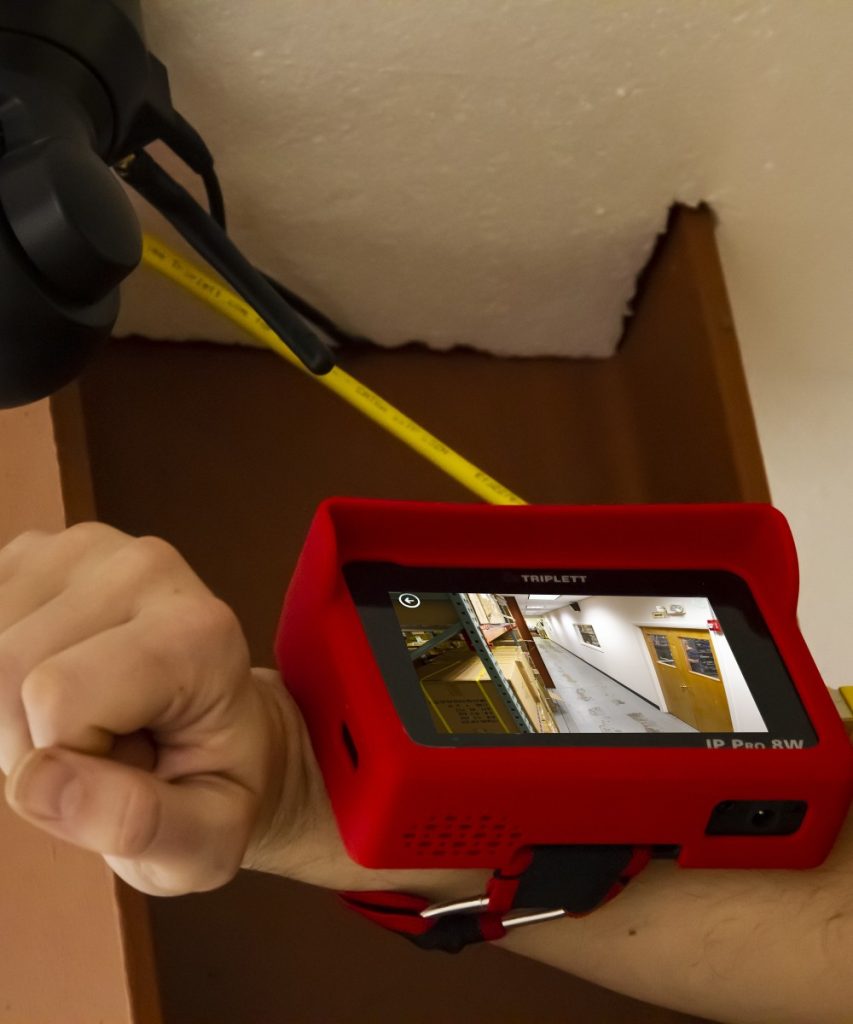 CamView 4″ IP Pro-8W HD CCTV Tester, wrist mount – SMET