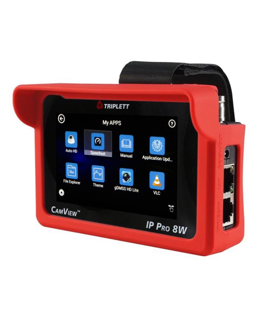 CamView 4″ IP Pro-8W HD CCTV Tester, wrist mount – SMET