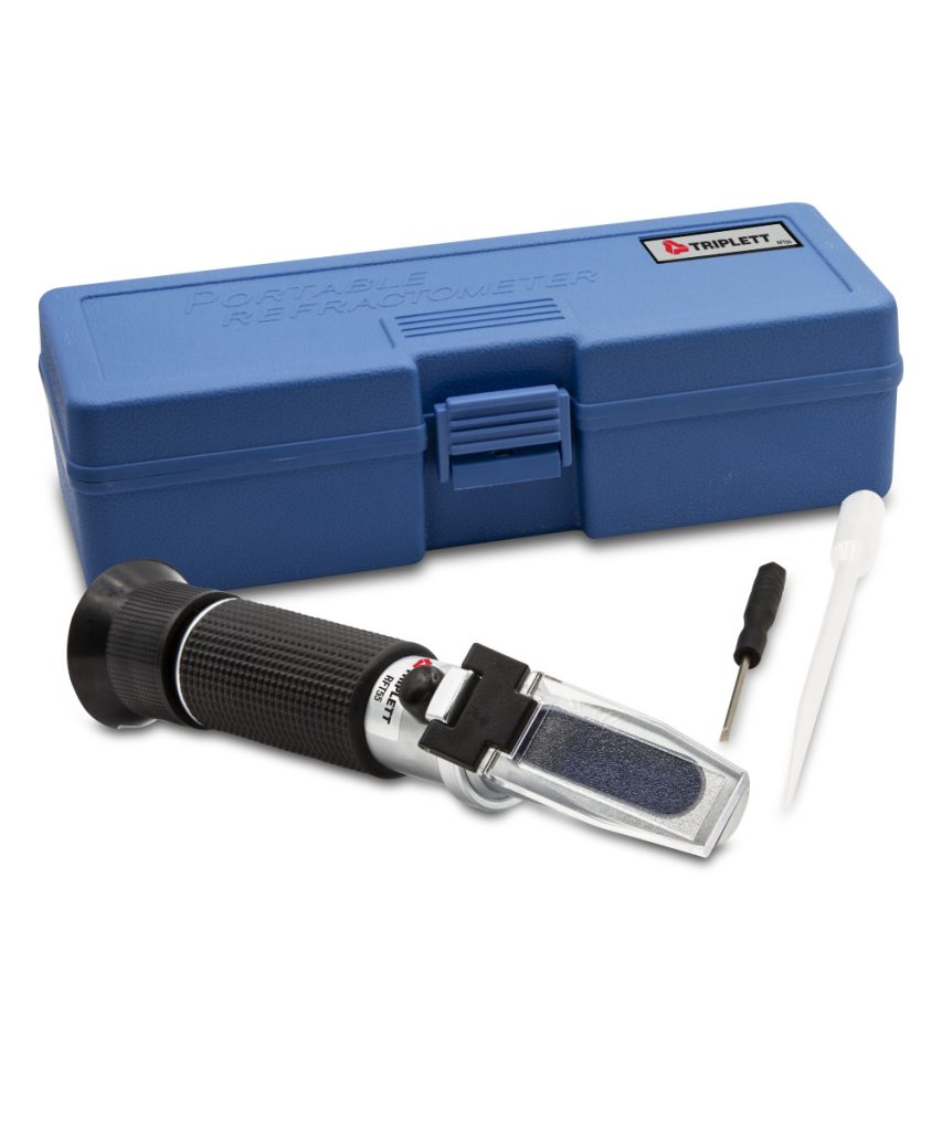 Portable Battery Coolant/Glycol Refractometer with ATC (°F) – SMET