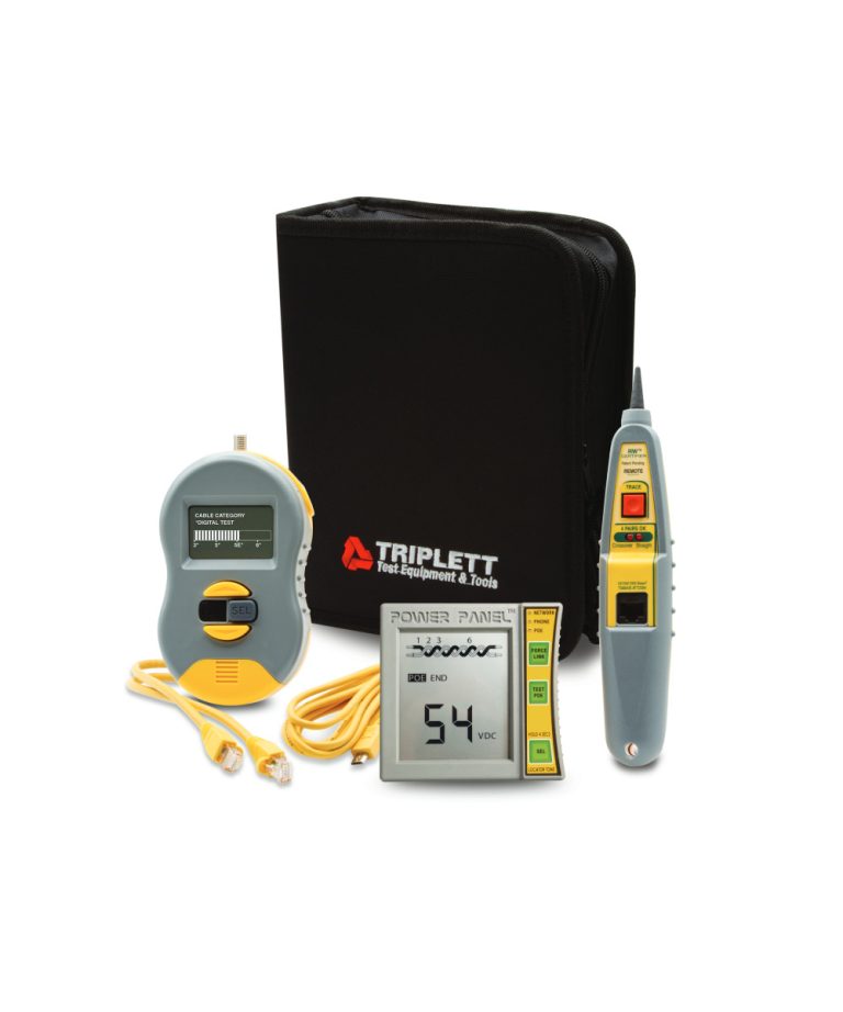 Real World Certifier and Powel Panel CAT 5/6 Cable and Power Test Kit ...
