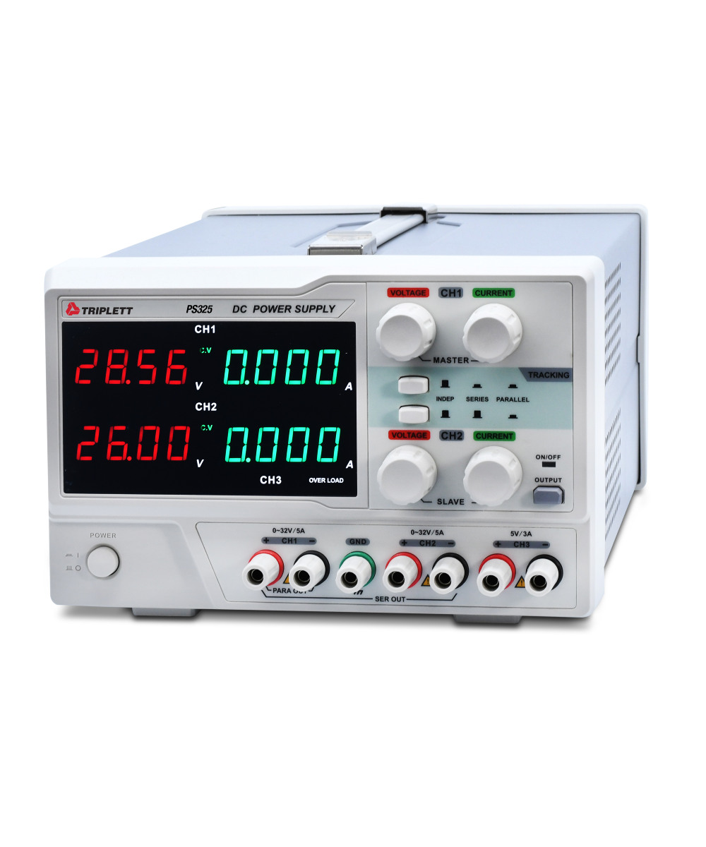 Triple Channel Linear DC Power Supply 32V/5A (CH1 and 2) 5V/3A (CH3 ...